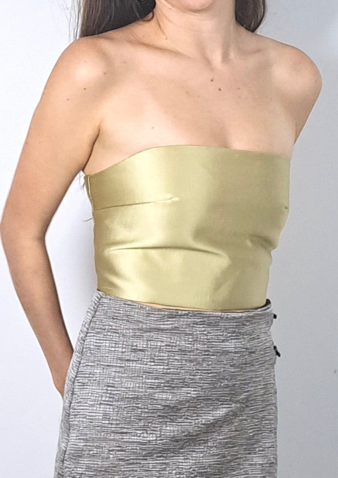 Gold Bustier – Maya Gunnell